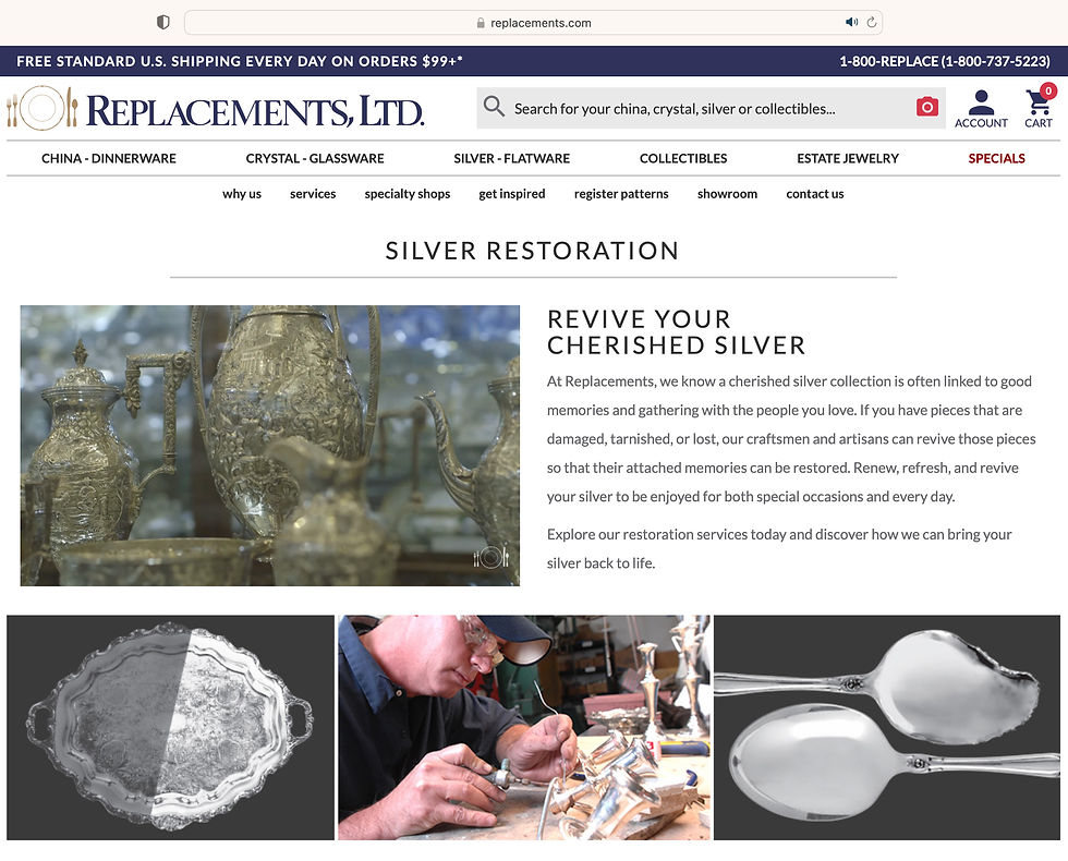 Restore Your Antique Silver Piece