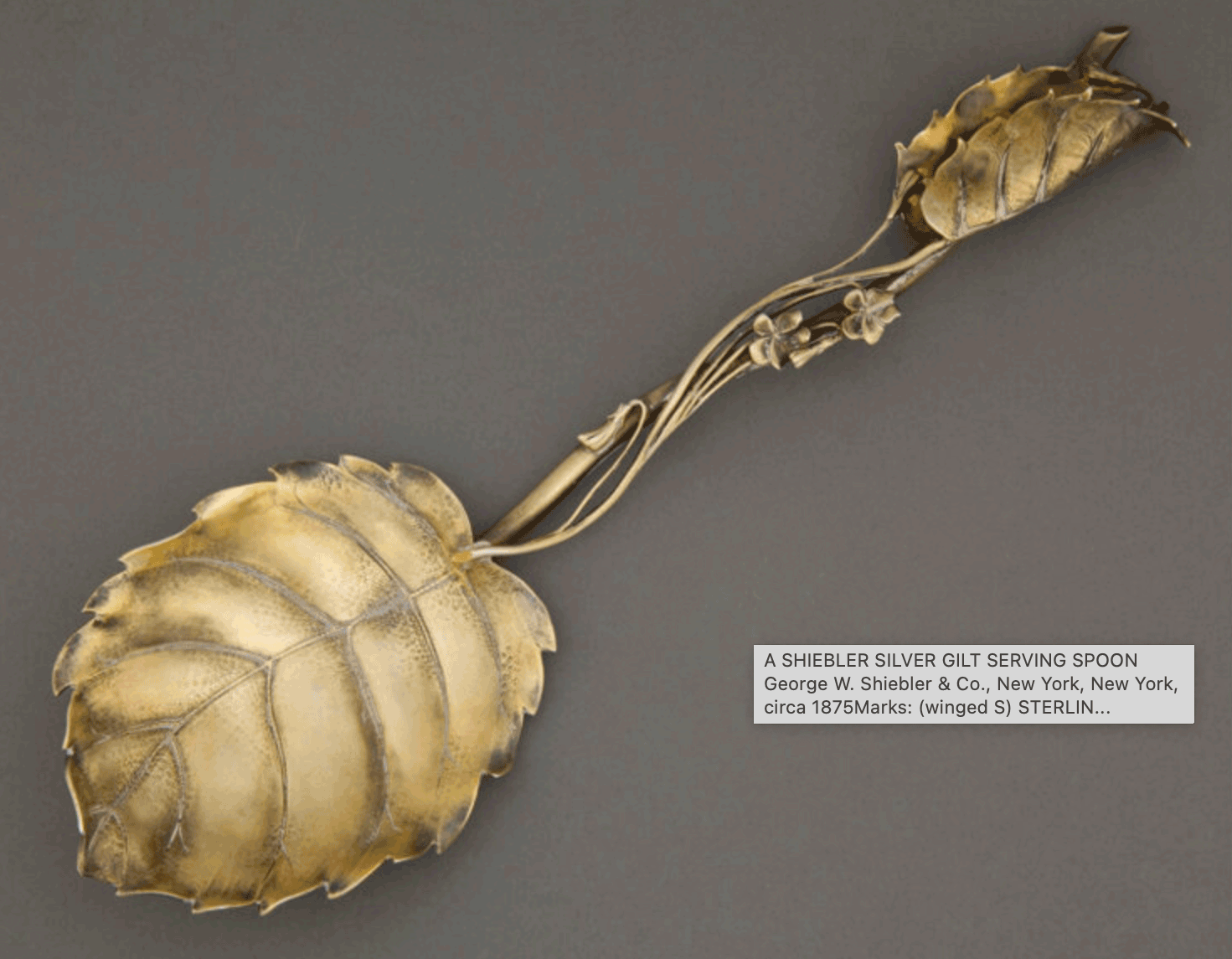 George W Shiebler Sterling Silver Value Guide to Flatware, Hollowware ...