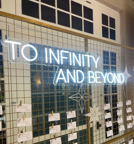 "To Infinity and Beyond" Neon Sign | oceanhawksrentals