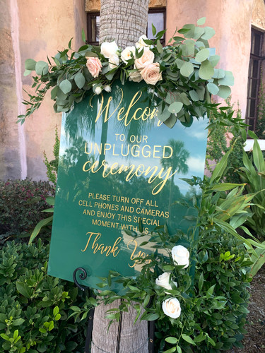 Emerald Acrylic Customizable Sign | oceanhawksrentals