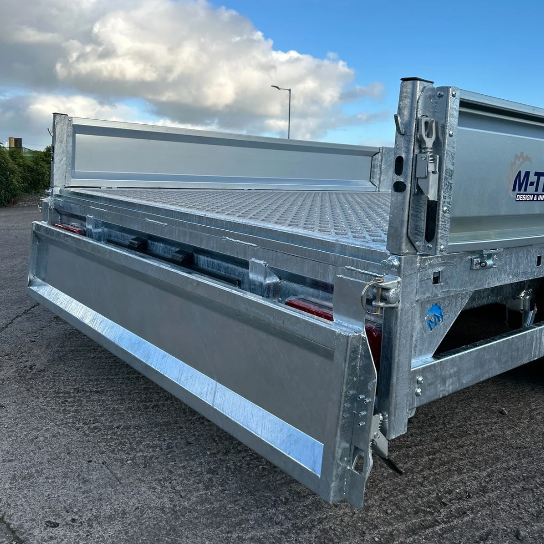 M-Tec 14ft x 6.6ft Tri Axle Flatbed Trailer | R.D Agri