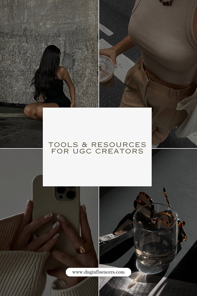 Tools & Resources for UGC Creators