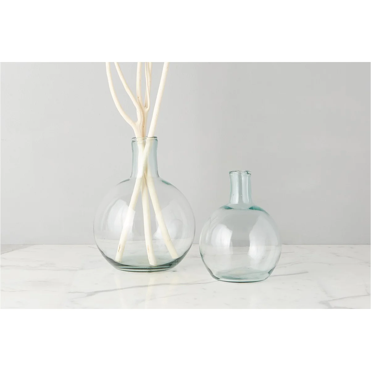 Clear Round Bottom Flask - Medium | Midway Design