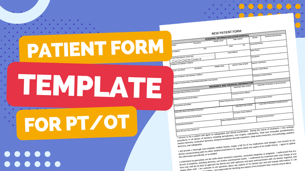 Physical Therapy Patient Intake Form Template