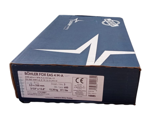 ELECTRODO BOHLER FOX EAS 4 M-A 316L-17 Ø 2.5 MM X 12.3 KG | Faiwood