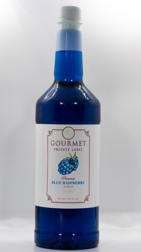 Gourmet Premium Blue Raspberry Syrup 32 fl oz | REVUP ENERGY