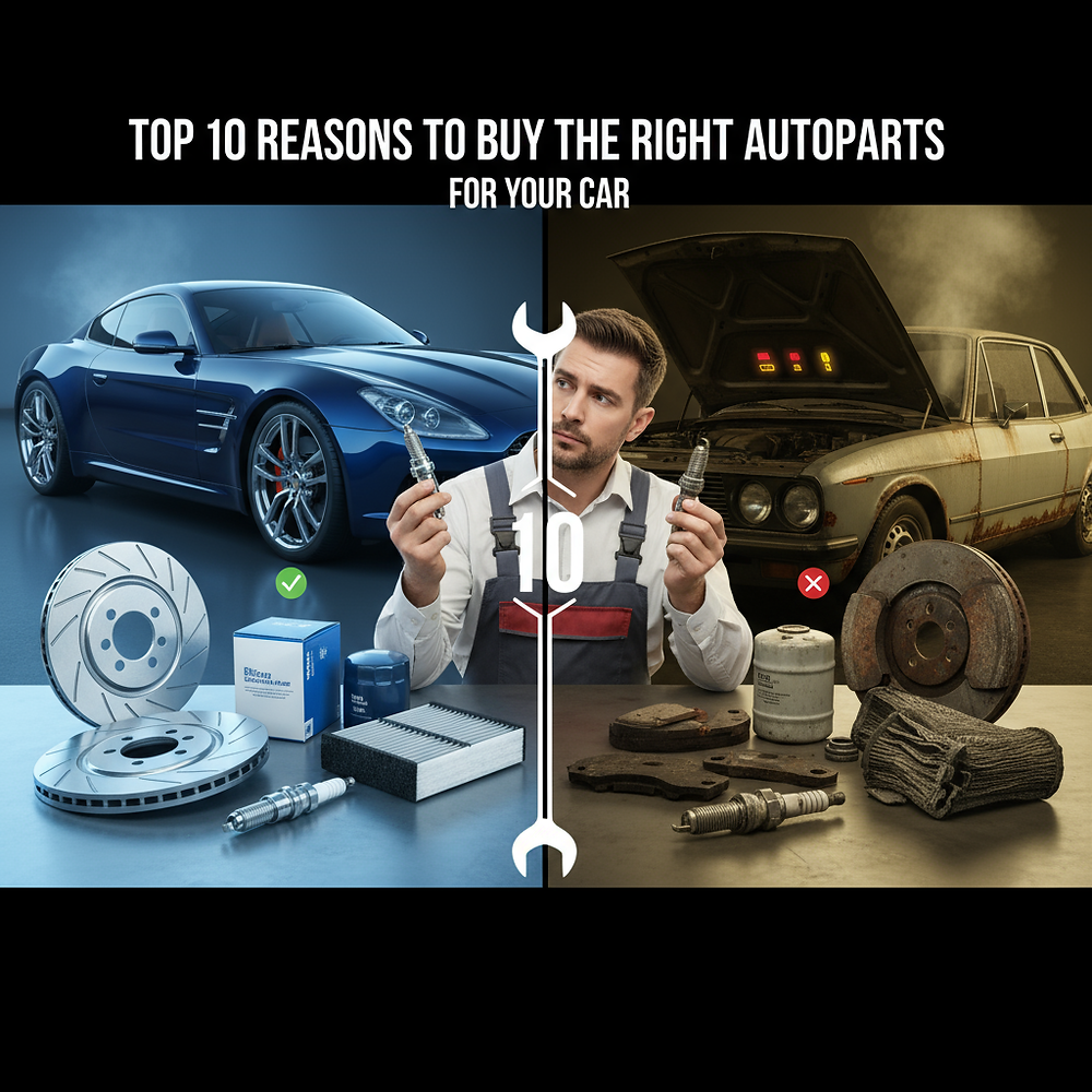 Top 10 Reasons to Buy the Right AutoParts for Your Car