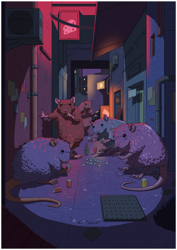 Street Rats Art Print | wootusart
