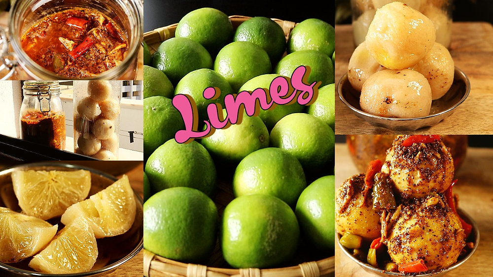 Salt-Preserved Limes + Whole Spicy Lime Pickle (Traditional Nepali Achar)