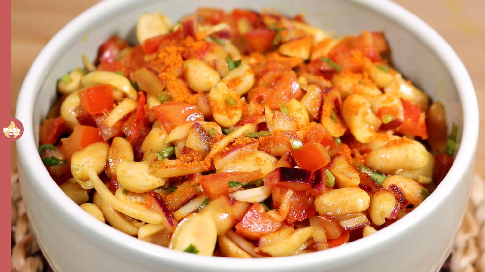 Simple Peanuts recipe | Spicy PeaNuts Masala | Badam Sadeko | Peanuts ...