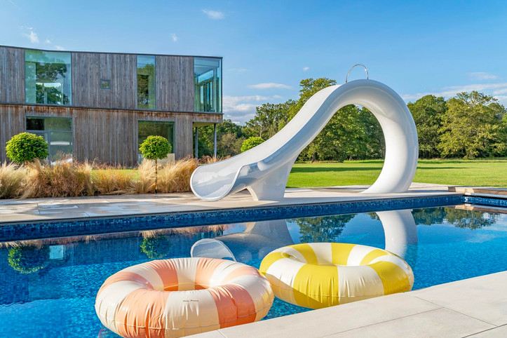 Downtime Slides | Colourful Pool Slides by Splinterworks