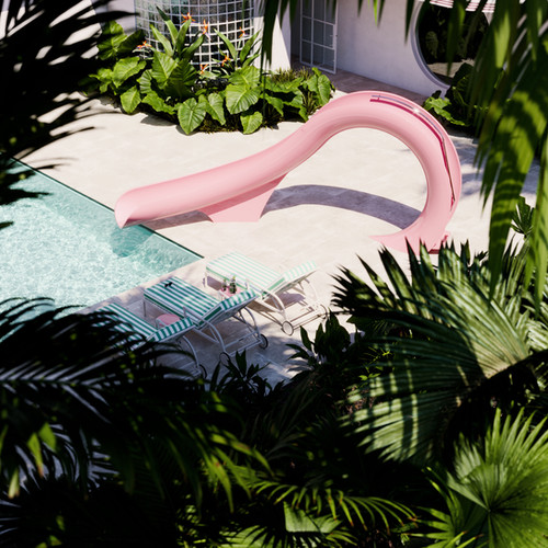 Downtime Slides | Colourful Pool Slides by Splinterworks