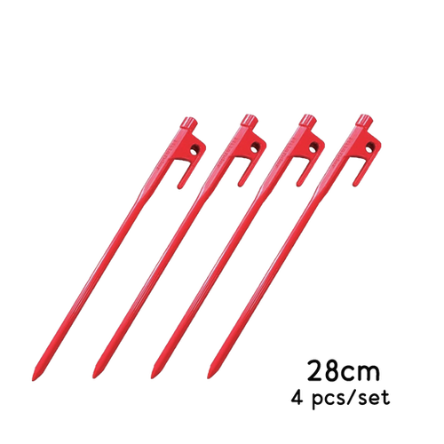 Hilander Solid Peg 28cm (Red) | Full Camp Shop
