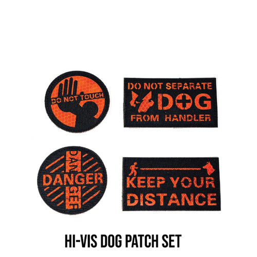 OneTigris Hi-Vis Dog Patch Set | Full Camp Shop