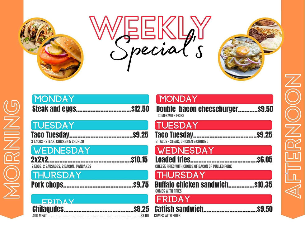 SPECIALS | dinergrill