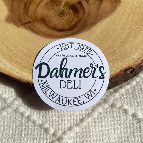 Dahmer's Deli Sticker | Spellbound Books