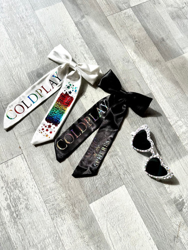 Coldplay Tour Bow and Sunglasses Combo deal!! | CrystalsbyCarly