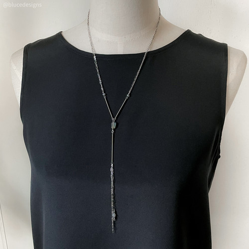 Labradorite Betta Fish Necklace | Bluce Designs