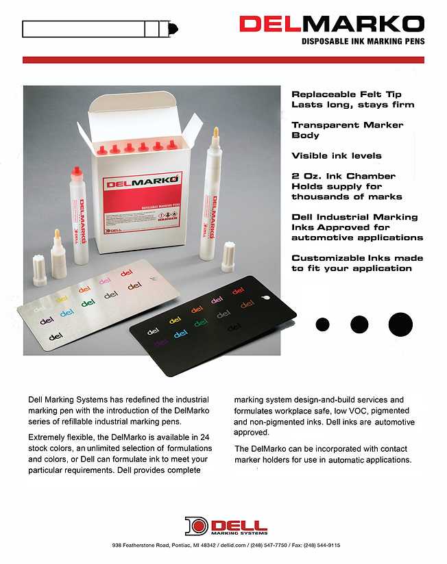 DelMarko Marking Pens | Dell Marking Systems