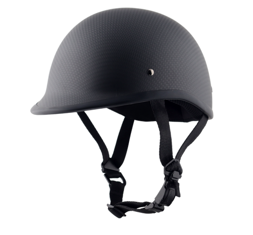 DOT QR POLO CARBON HELMET (QUICK RELEASE,DULL) | Classic Helmets