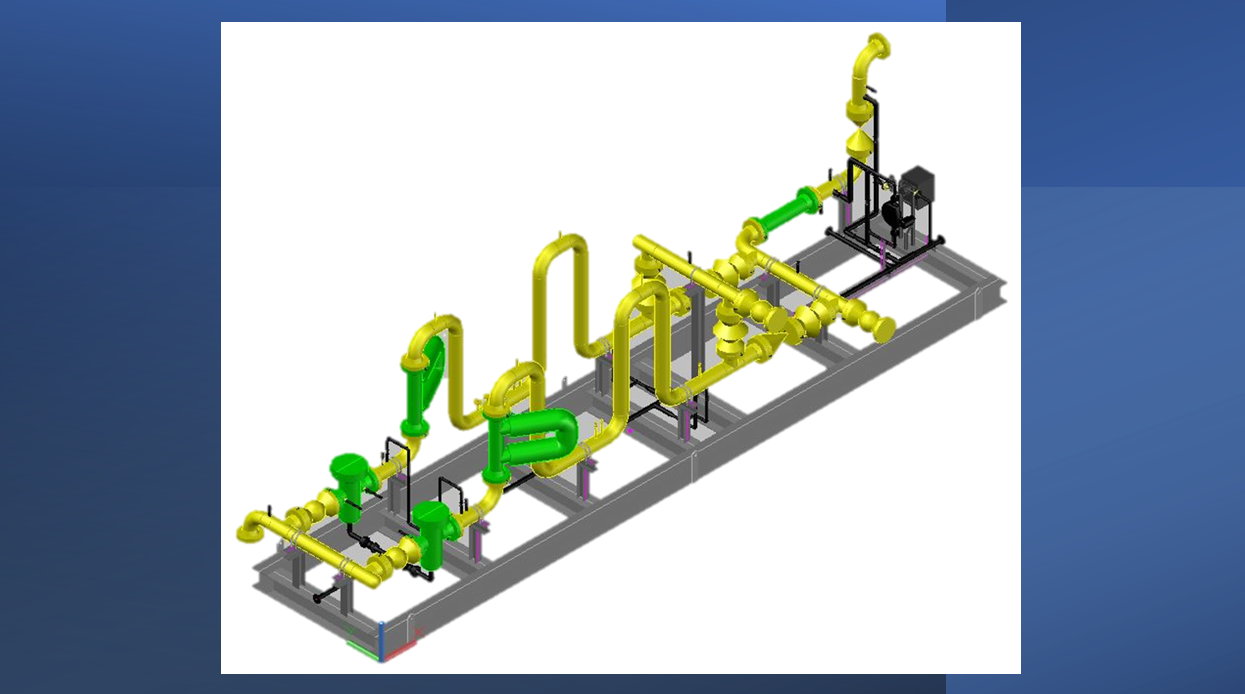 Modular Process Skids Flow Metering Skid