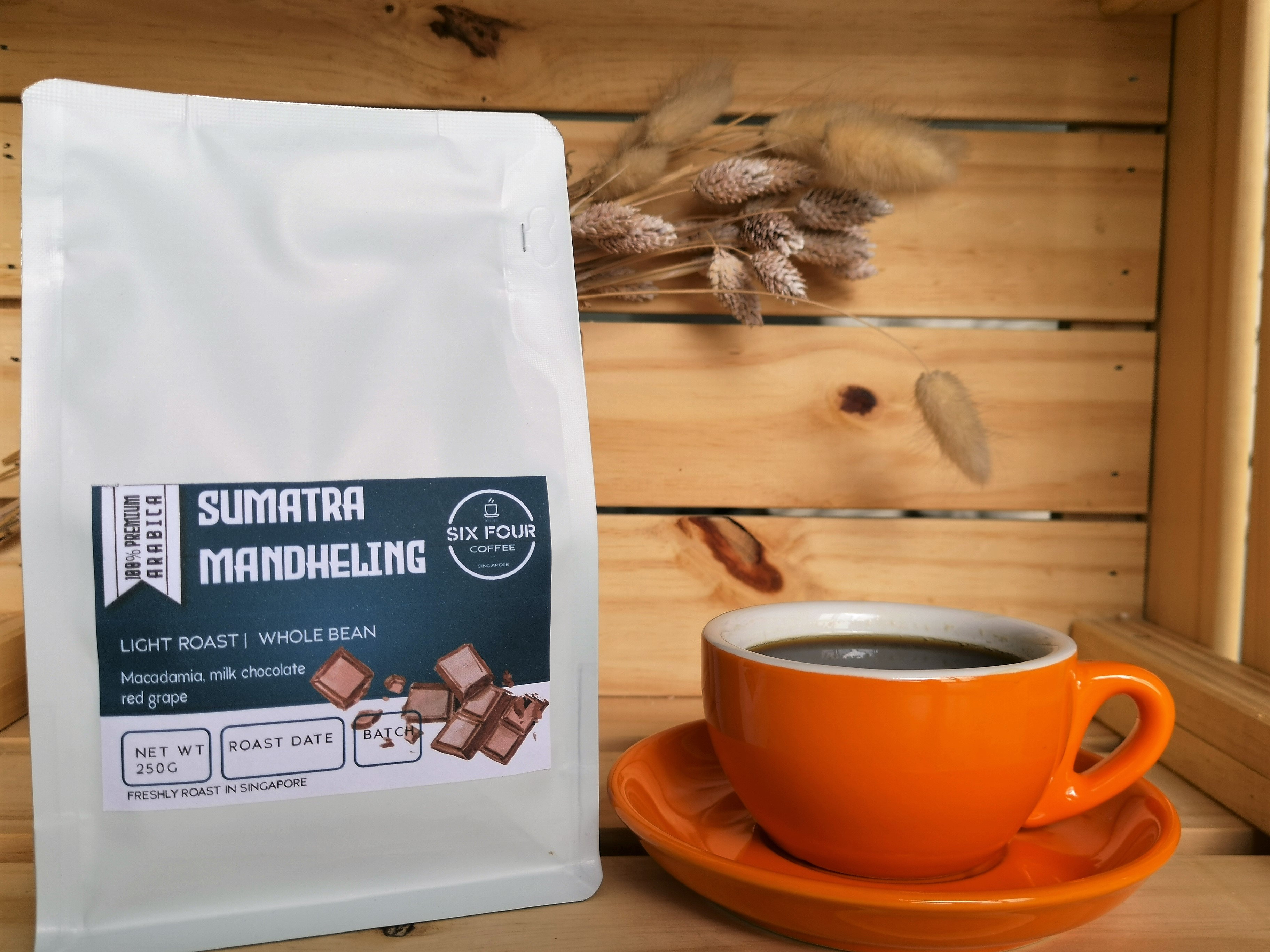 Single Origin, Sumatra Mandheling, 250g, 500g | www.sixfourcoffee.co