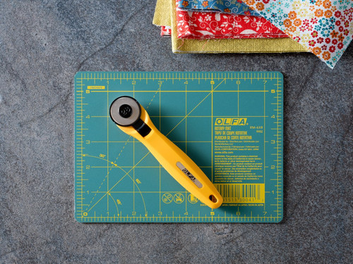 Original Japanese OLFA RTY-1 C hand push rotary roller circle cloth ...