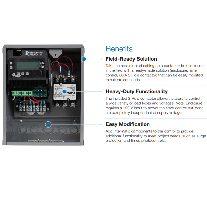 Simplify Control and Contractor box Installations with Intermatic's ...