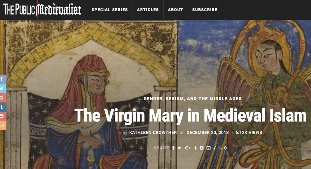 Medieval Islam's Virgin Mary