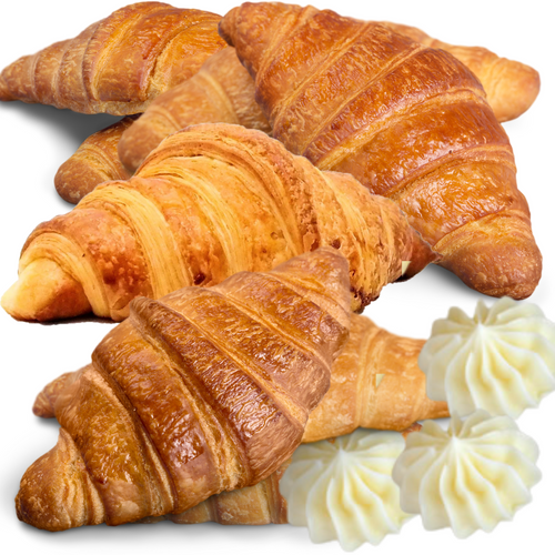 FRESH BAKED FLAKY CROISSANTS WITH 'MANGO MANGO' BUTTER | Mango Mangeaux