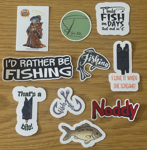 Snide Tackle Fun Rig Box Stickers - 10 Unique Designs | Snide Tackle