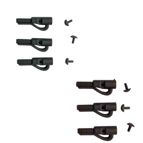 Safety Lead Clips - with pin (10 pack) | Stealthy Brown or Green ...