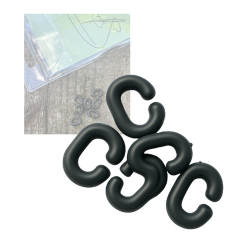 C Clips -Dark Green, Large (10 pack) | Snide Tackle