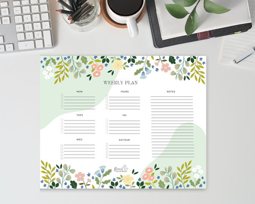 Weekly Planner Printable | Flounce & Flourish