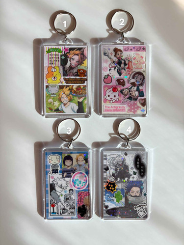 mha medium keychains | w0nder4