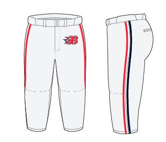 EvoShield Custom Piped Fierce Flaming B Pant | Blaze Customshop