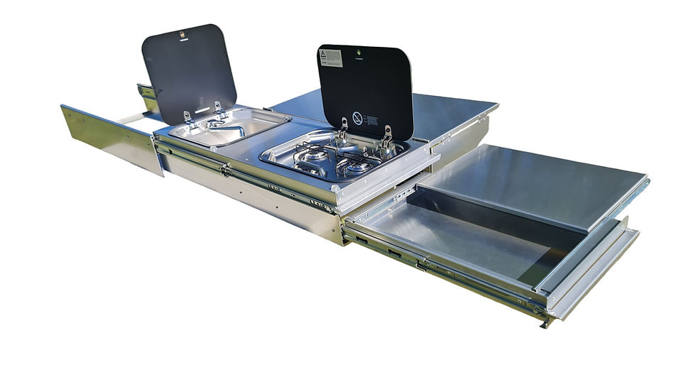 Shop Our Slide Out Camping Kitchens | Ozzy Made Kitchens