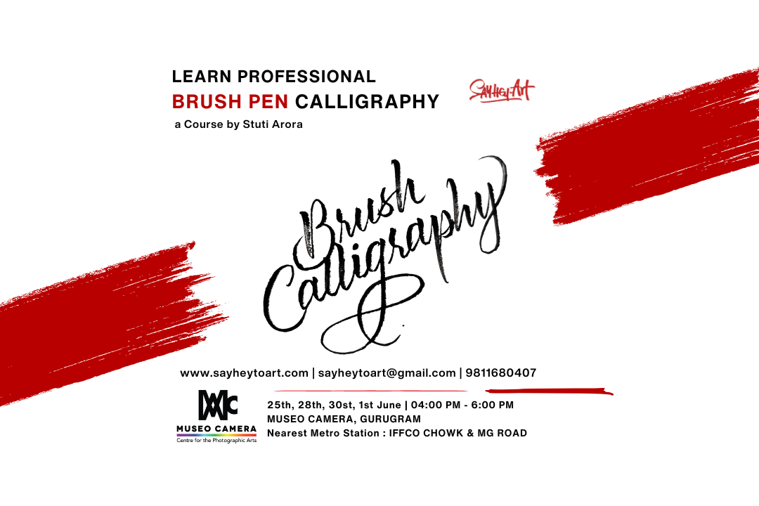 Calligraphy Course Workshop with Stuti Arora | Say Hey to Art | Gurugram