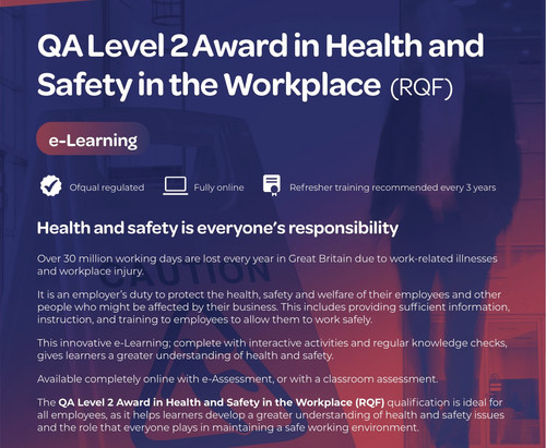 L2 Health and Safety in the Workplace e-Learning | planforsafety