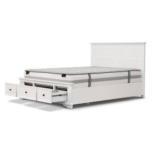 VIENNA BED WITH STORAGE AT FOOTBOARD MKII | Homemakers Hub
