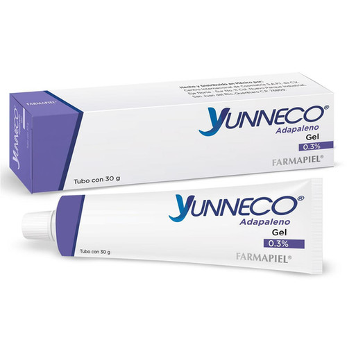 Yunneco 0.3% Gel Adapaleno 30gr | Farmacias Dermocutánea
