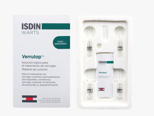Verrutop 4 Ampollas 0.10 mL | Farmacias Dermocutánea