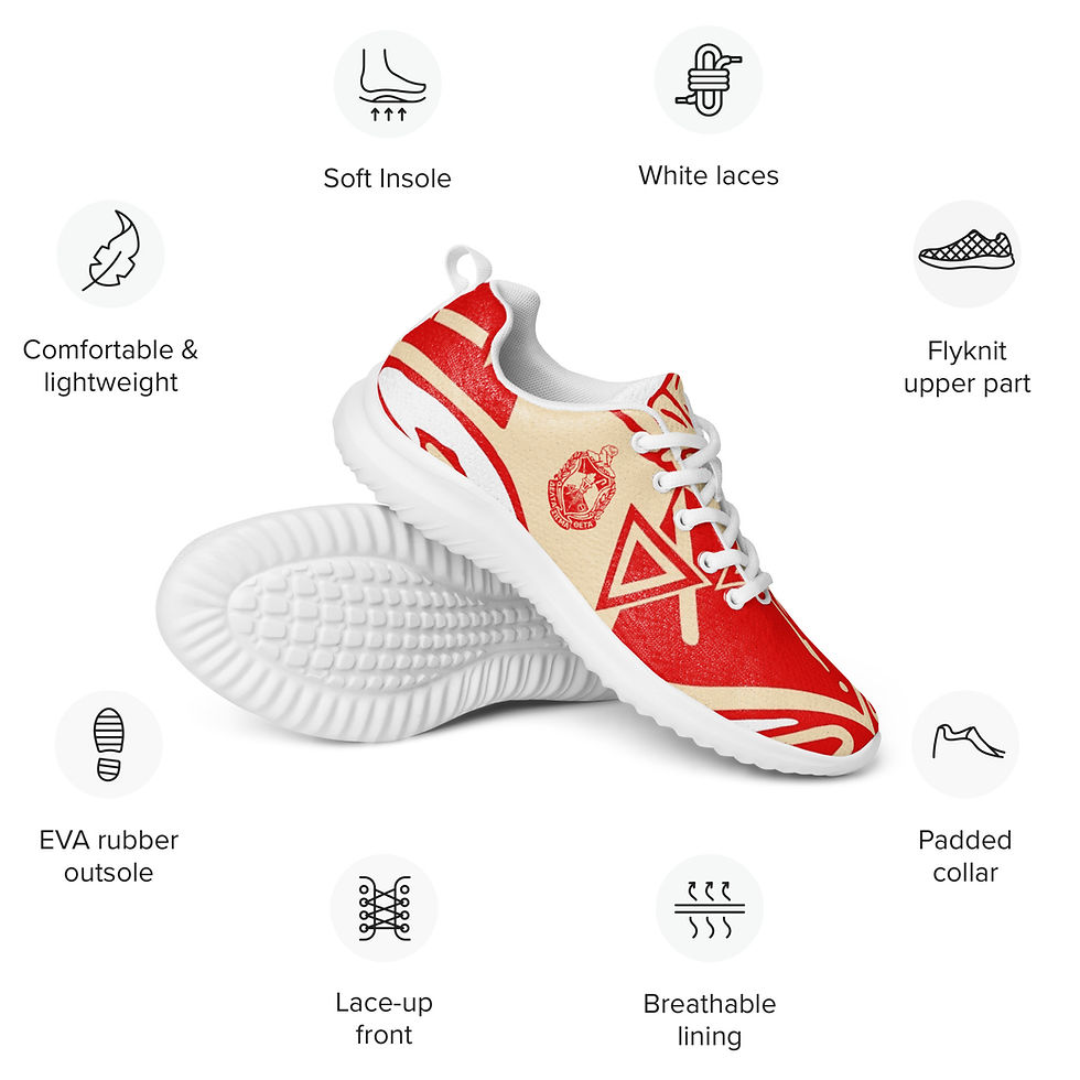Delta Sigma Theta Women’s athletic shoes | ascl