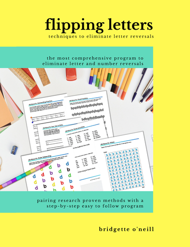 Flipping Letters Reversal Workbook | ADHD Reading