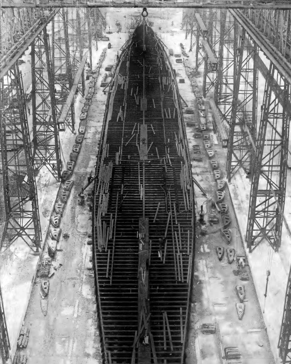 The Construction and Launch of the R.M.S. Olympic