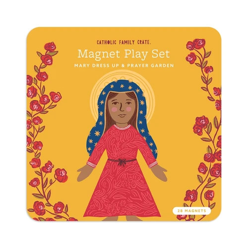 Mary Dress Up Magnet Playset | Catholic Seasons
