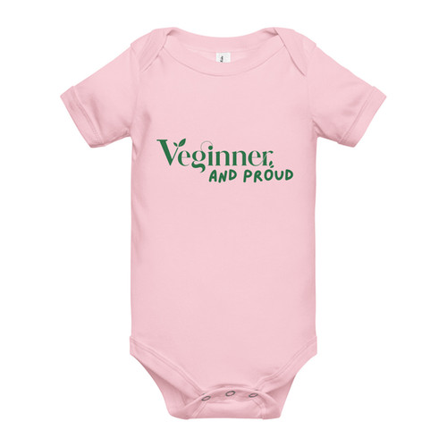 Veginner and Proud - Cotton Baby Onesie | Veginner Cooking