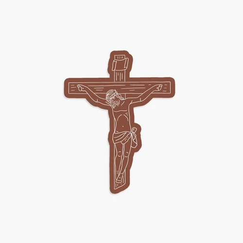 Crucifix Sticker | Catholic Seasons