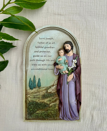 St. Joseph Wall Plaque | Catholic Seasons