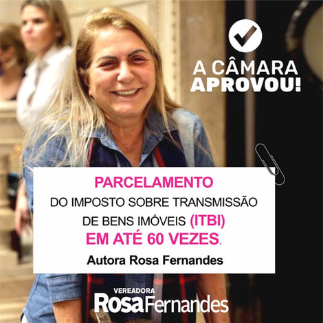 Vereadora Rosa Fernandes RJ | Eleita Sete Vezes Consecutiva